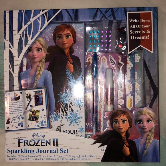 Disney | Toys | New Disney Frozen2 Sparkling Journal Set | Poshmark